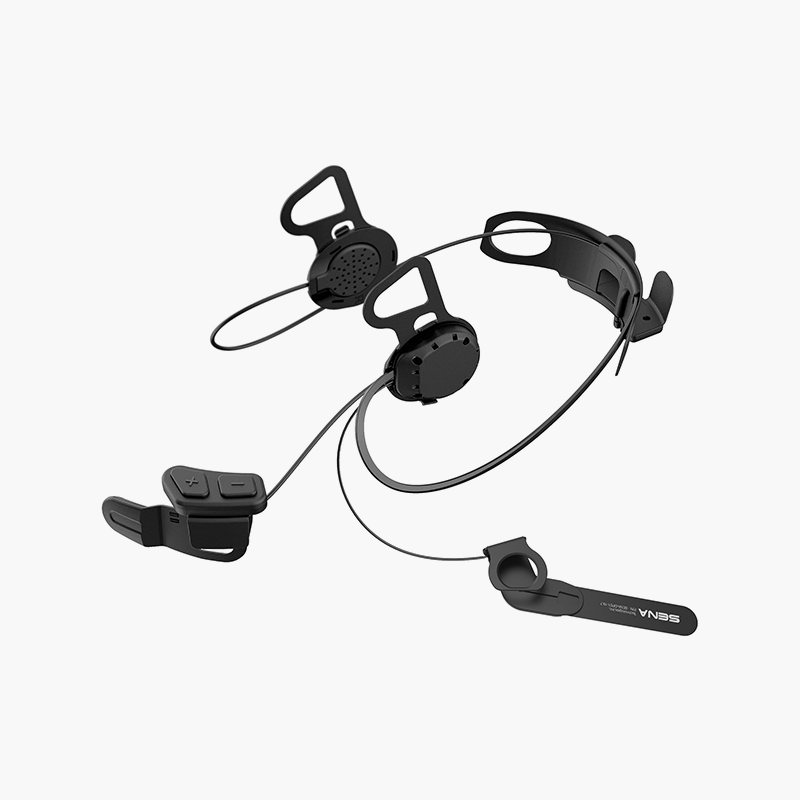 10U Motorcycle Bluetooth Communication System with Handlebar Remote fo ...