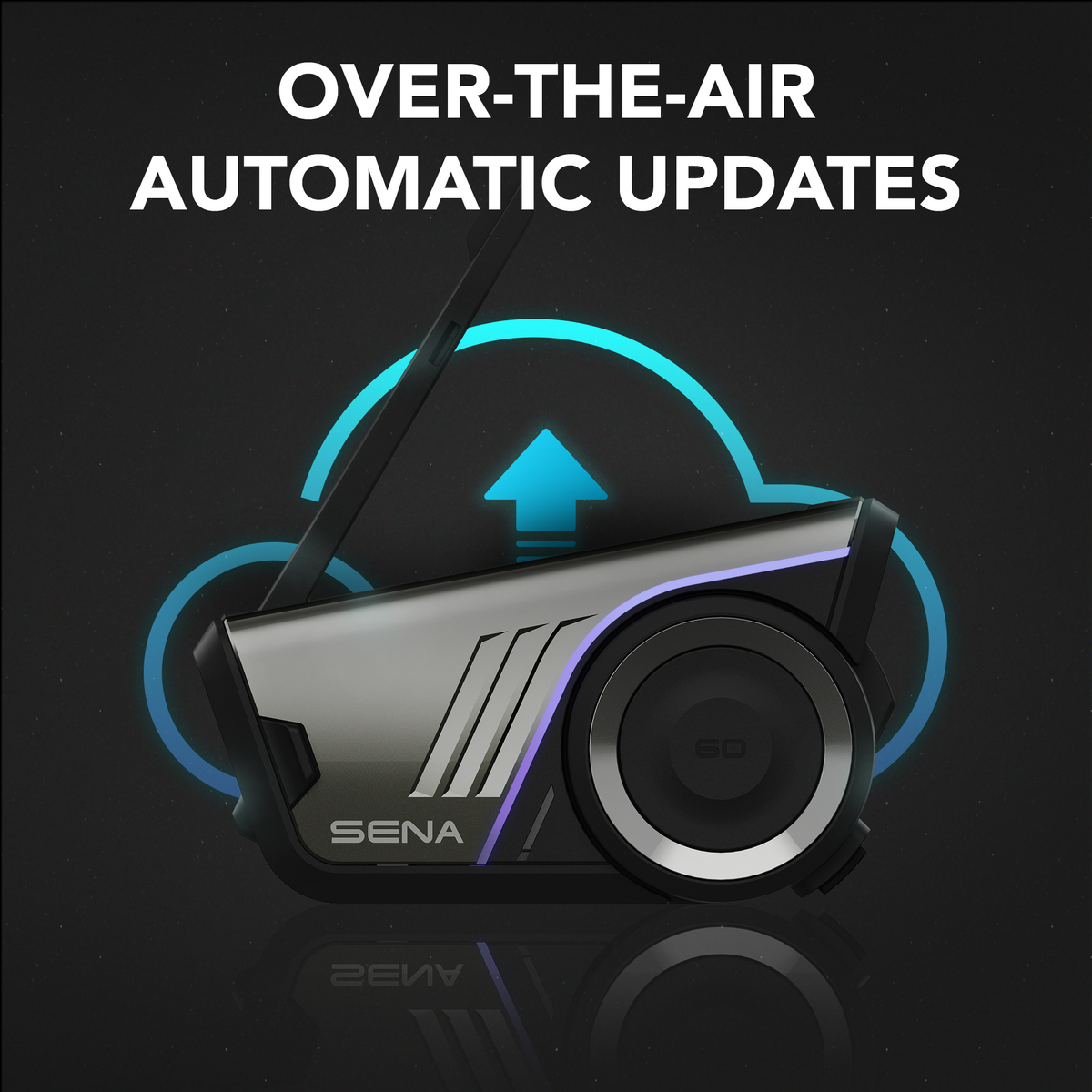 Sena 60S Motorcycle Communication Headset with WAVE, Mesh, and ...